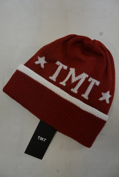 2016 S/S TMT LINE KNIT CAP RED「Lotus | ロータス」