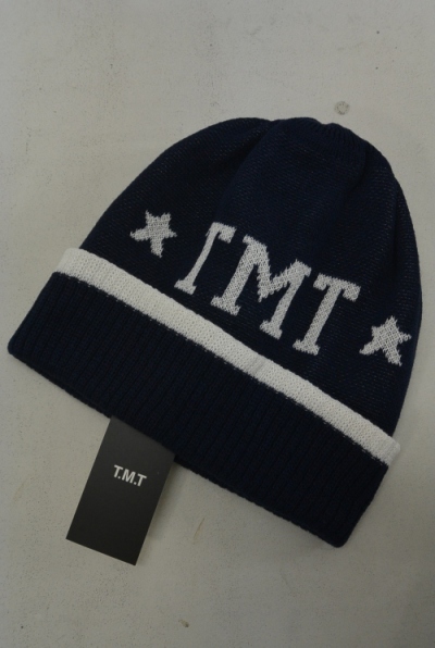 2016 S/S TMT LINE KNIT CAP NAVY「Lotus | ロータス」